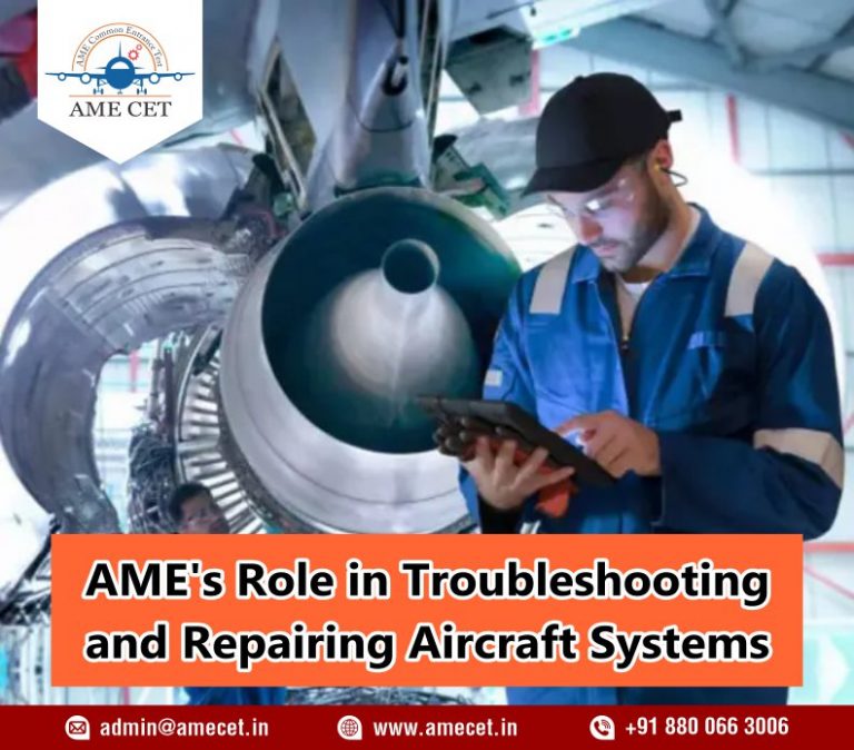 AME’s Role in Troubleshooting and Repairing Aircraft Systems – AME CET Blog