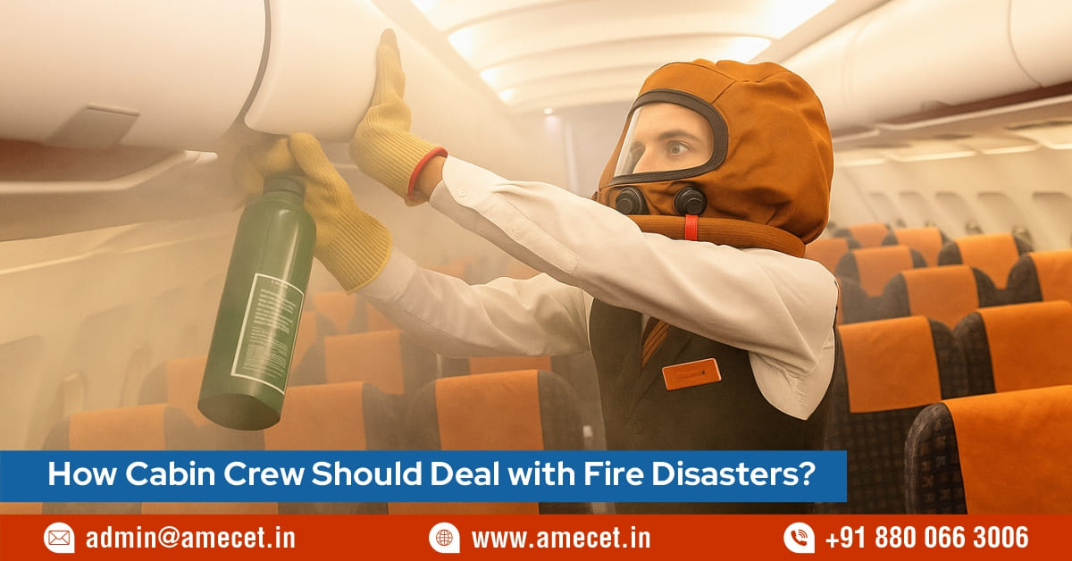 How Cabin Crew Should Deal with Fire Disasters? – AME CET Blog